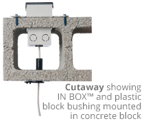 One-piece, recessed electrical box